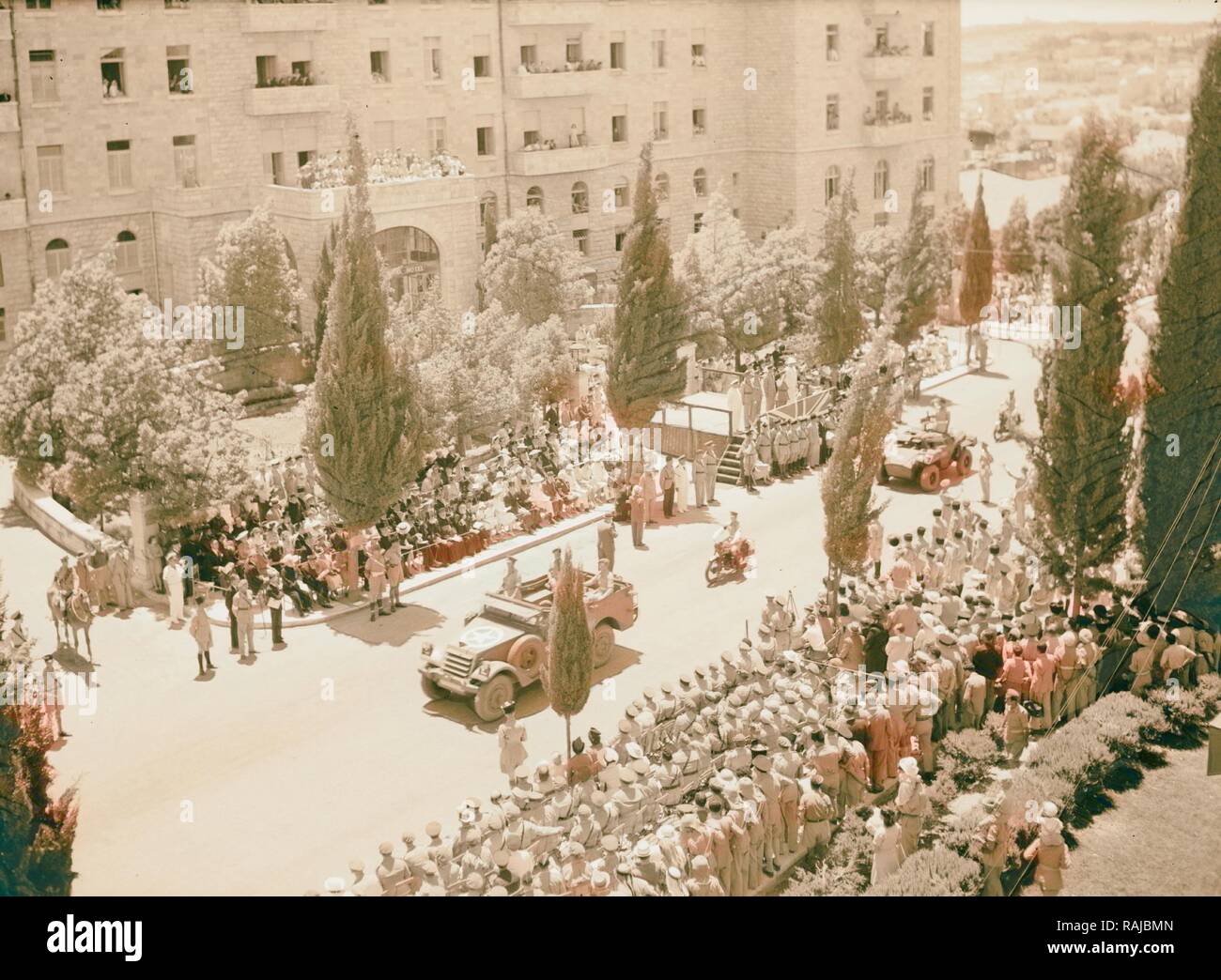 King George VI, birthday parade & presentations, June 14, 1945 ...