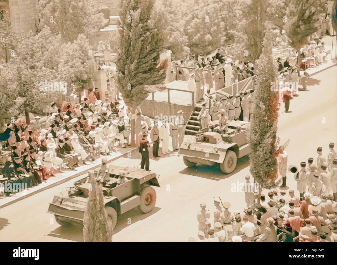 King George VI, birthday parade & presentations, June 14, 1945 ...