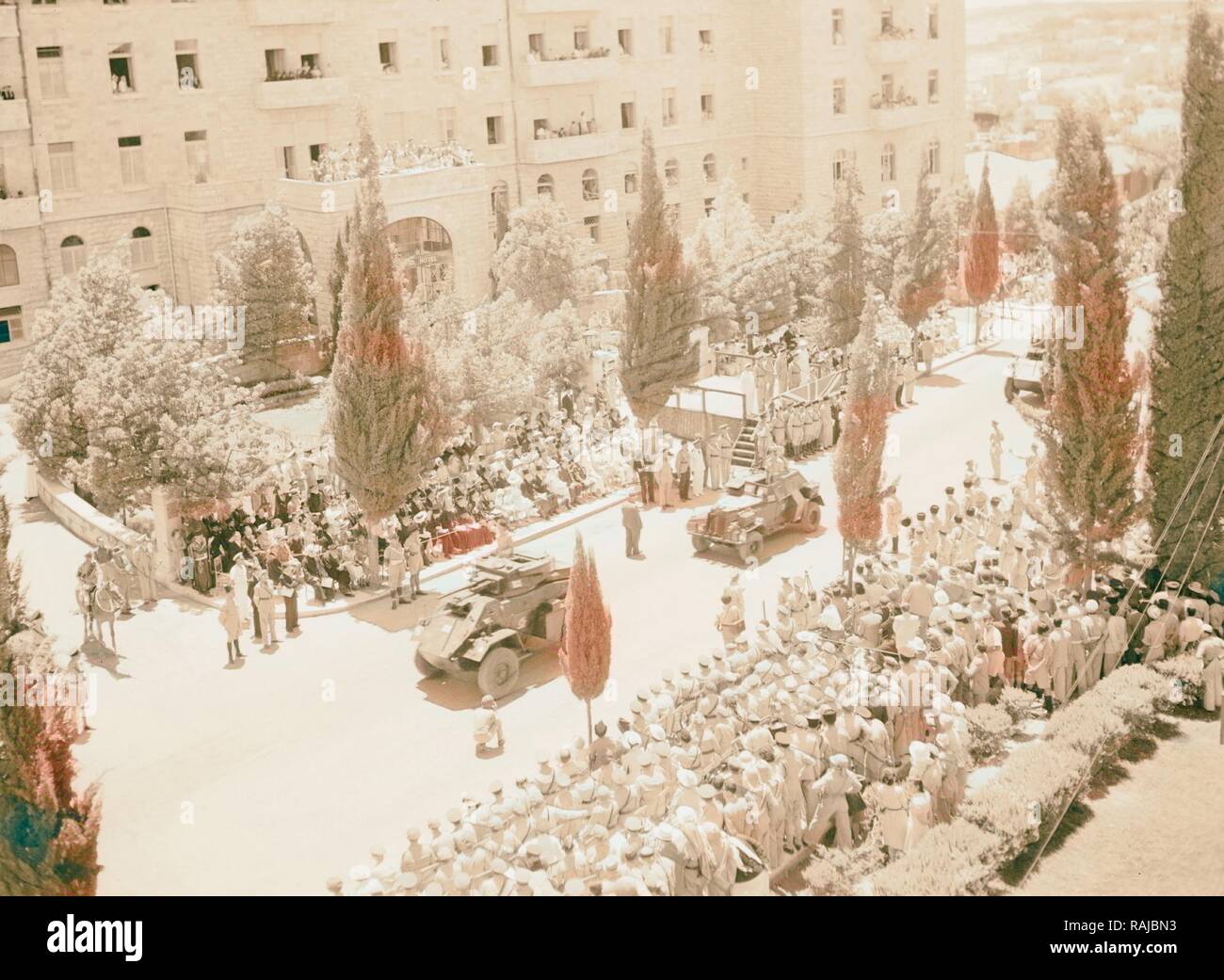 King George VI, birthday parade & presentations, June 14, 1945 ...