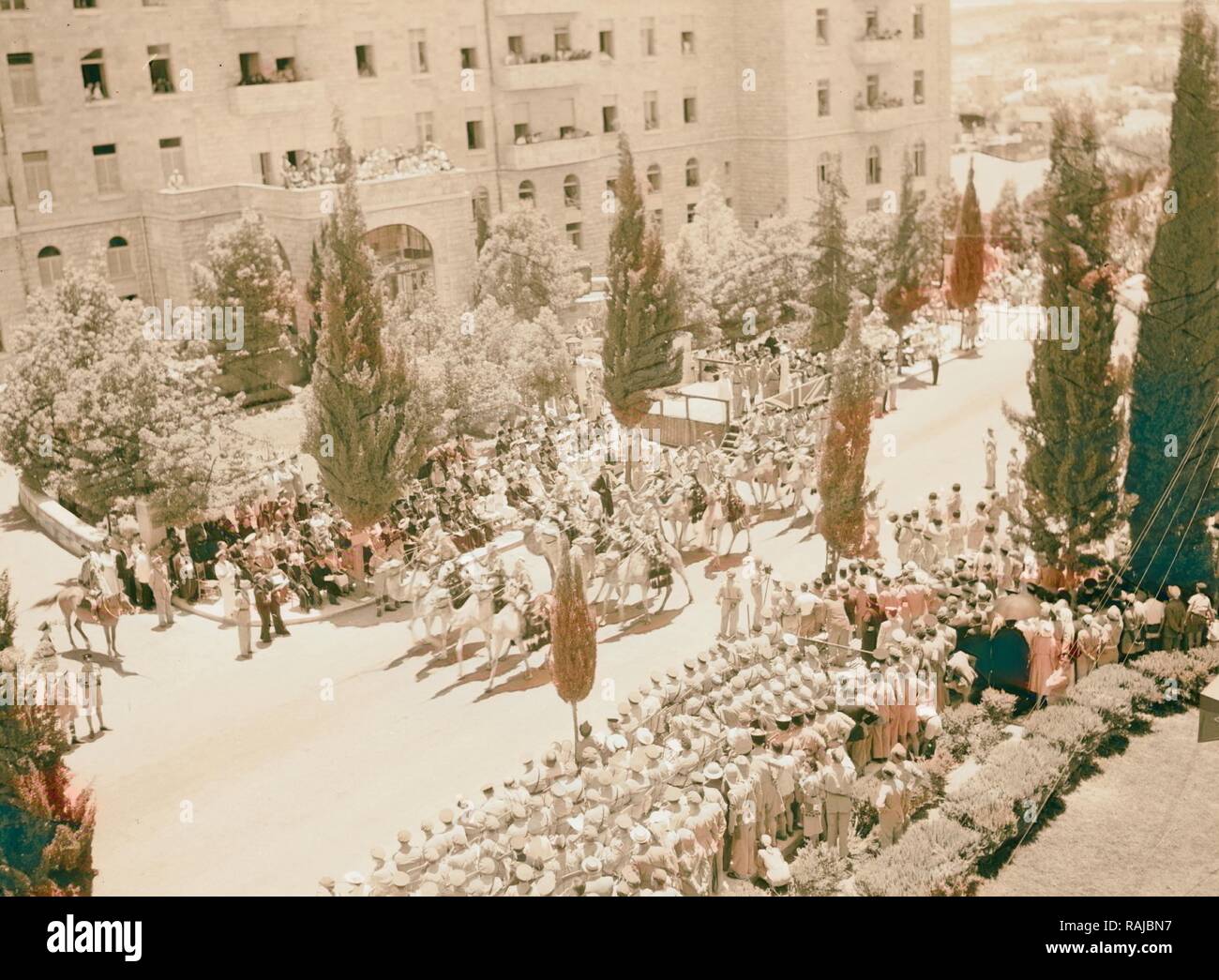 King George VI, birthday parade & presentations, June 14, 1945 ...