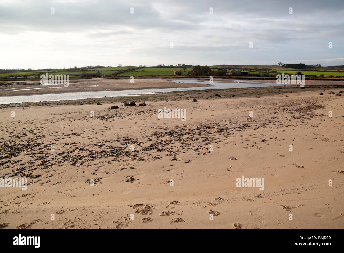 English british river aln alnmouth northumberland hi-res stock ...