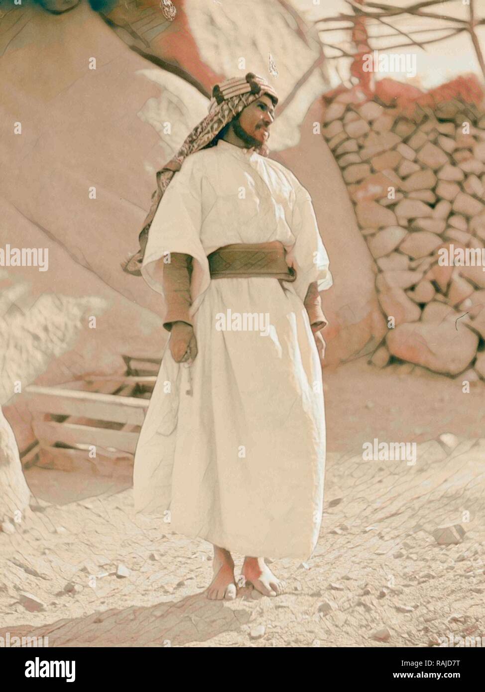 Nekhel. Bedouin type of the Sinai peninsula. 1920, Egypt, Sinai ...