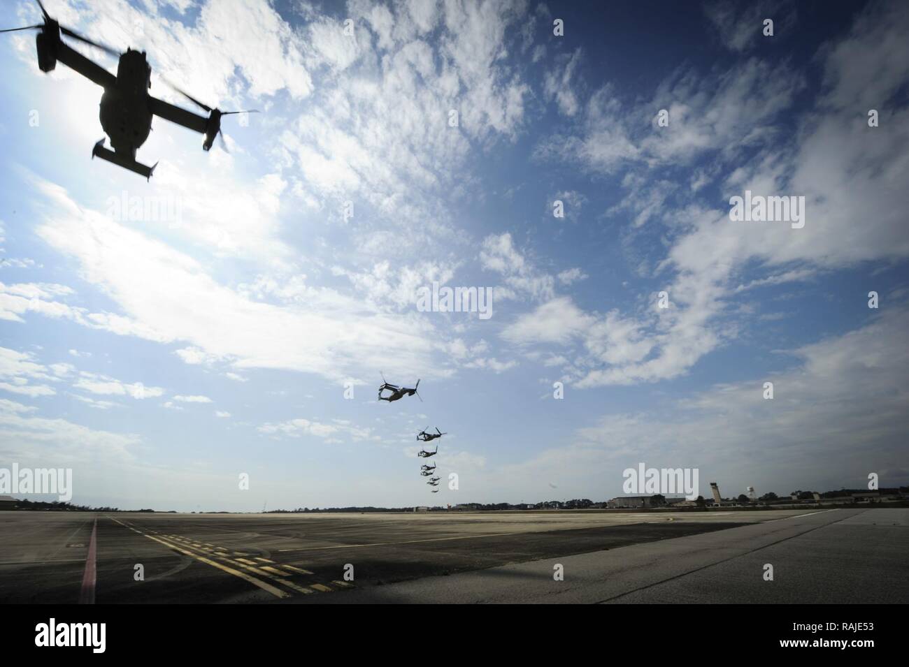 CV-22 Osprey tilt-rotor aircraft assigned to the 8th Special Operations ...