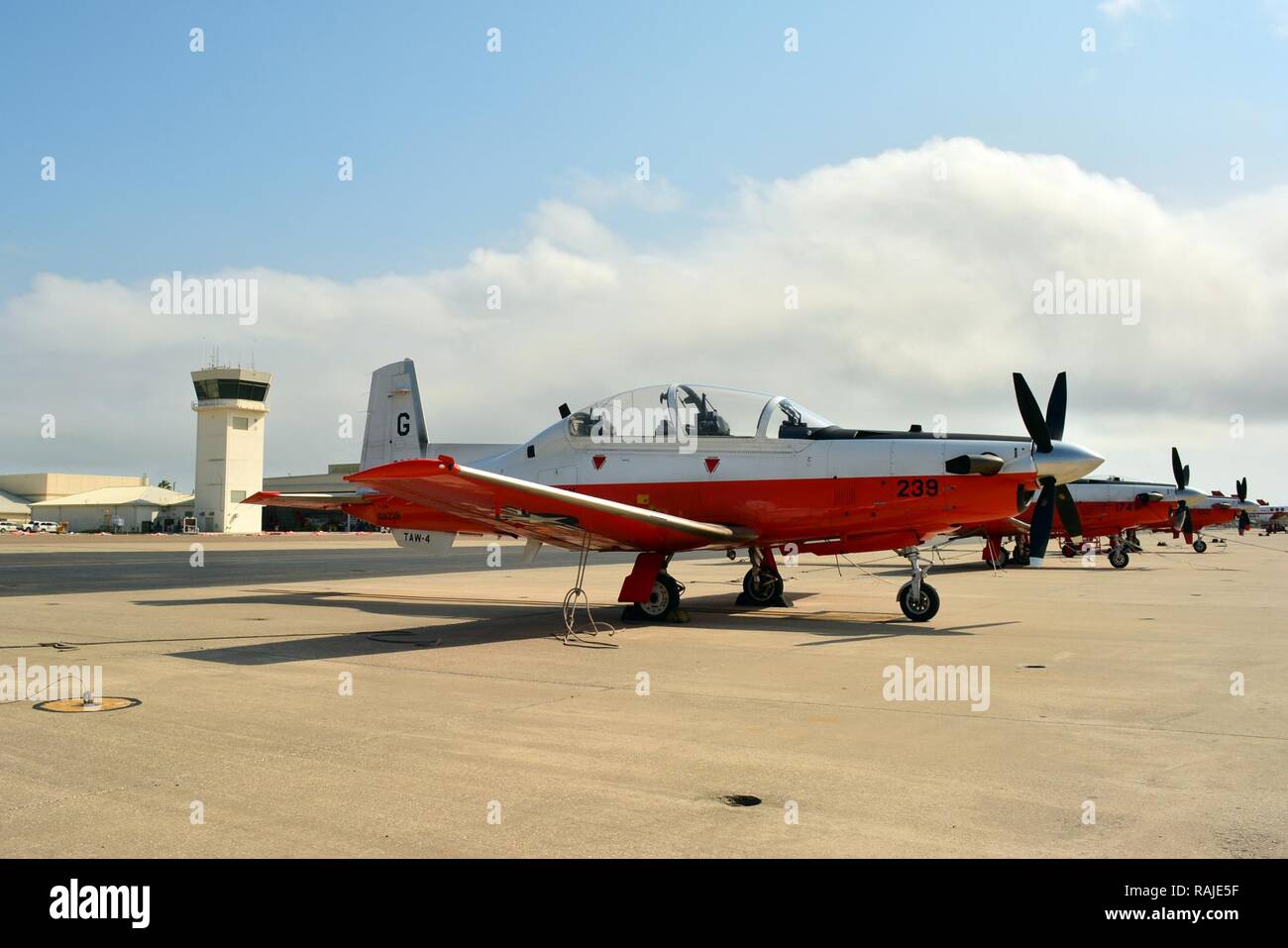 2 Corpus Christi, TX (Feb. 02, 2017) A T-6 II sits on the flight line ...