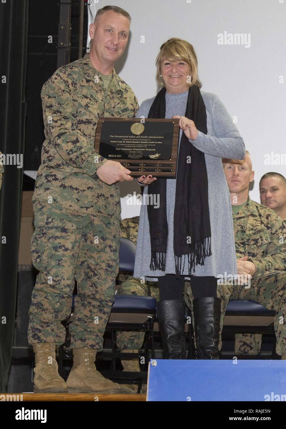 U.S. Marine Corps Col. Peter. D. Buck, commanding officer, Marine Corps ...