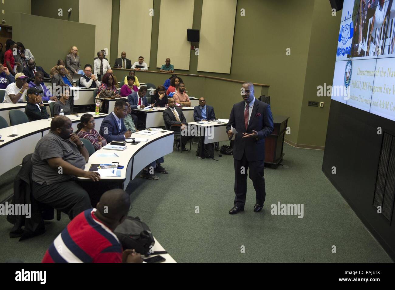BATON ROUGE, La. (Feb. 2, 2017) Dr. Bryan Williams, lead scientist ...