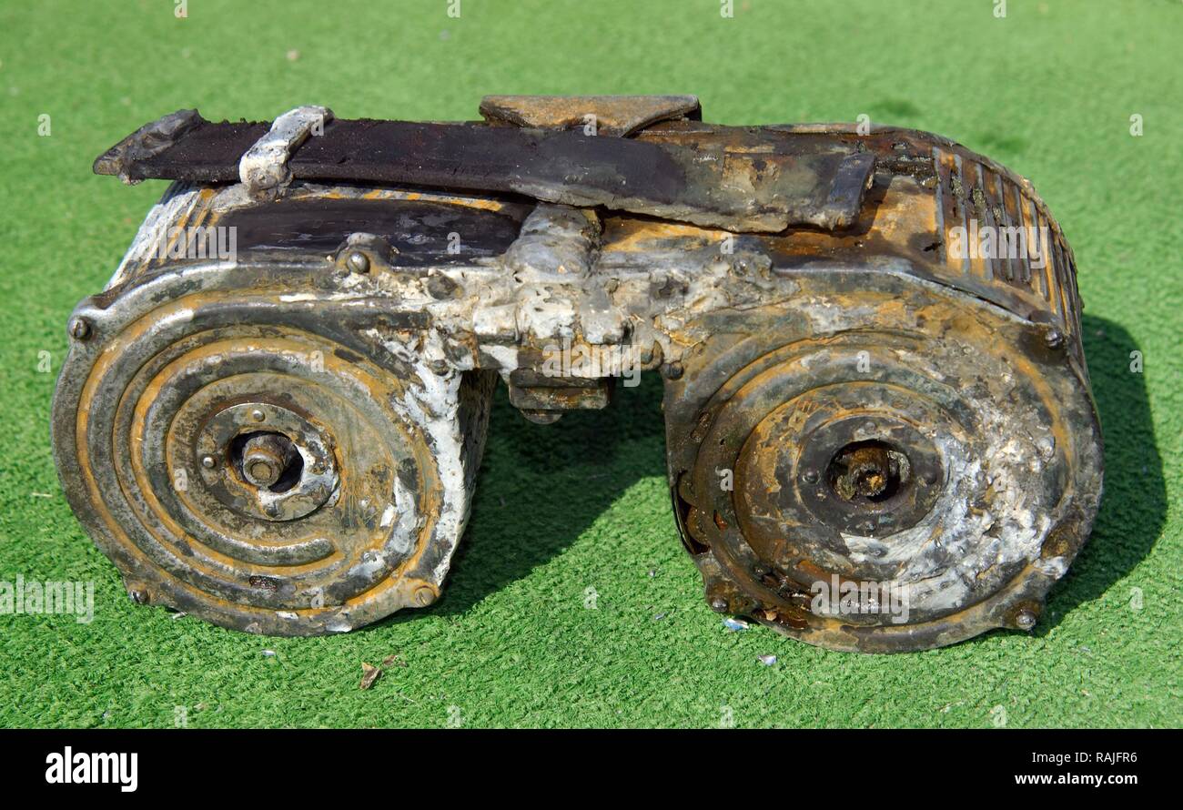 Machine gun disk, from plane wreck Junkers JU-52, Black Sea, Odessa ...