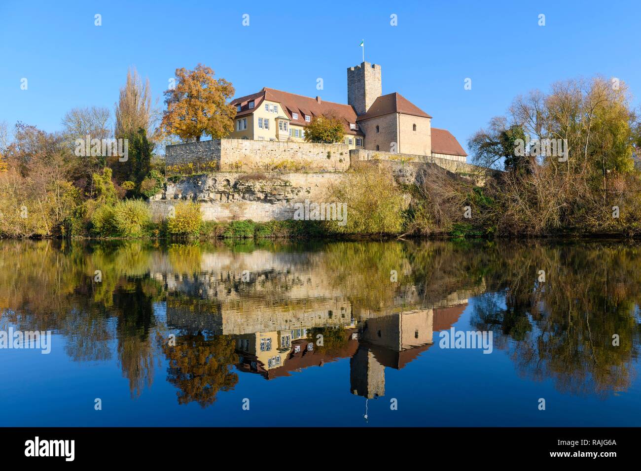 Castle Grafenburg, Lauffen am Neckar, Baden-Württemberg, Germany Stock ...