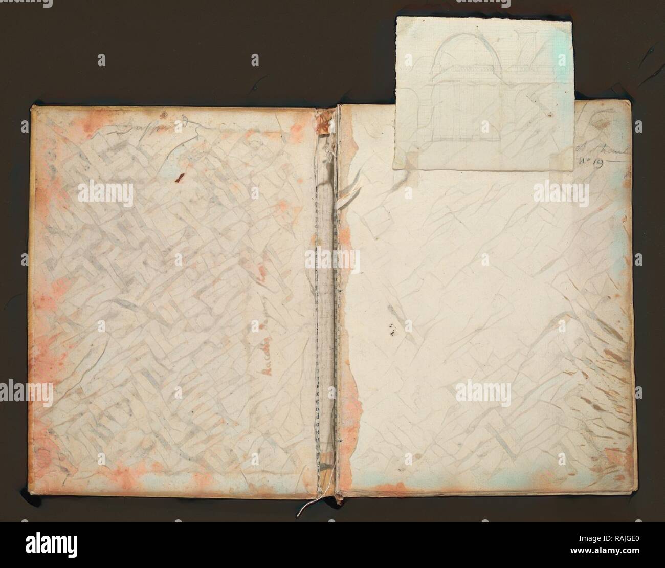 Sketchbook of Roman antiquities, Dupasquier, Antoine-Léonard, 1748 ...