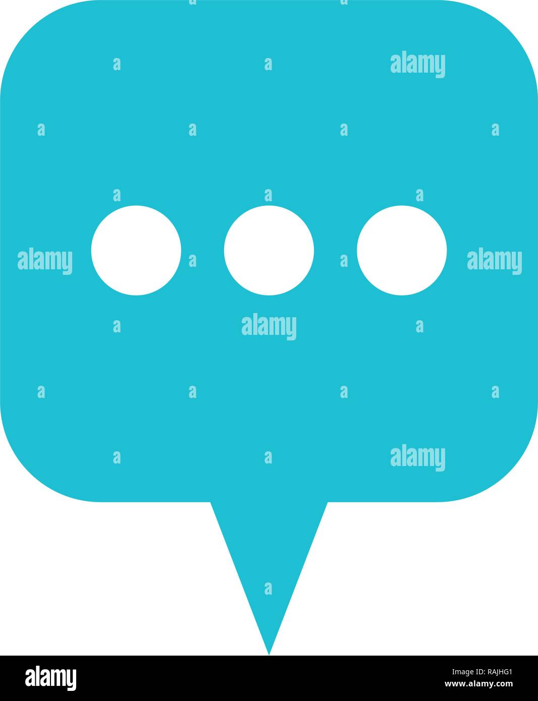 speech bubble with ellipsis isolated icon Stock Vector Image & Art - Alamy