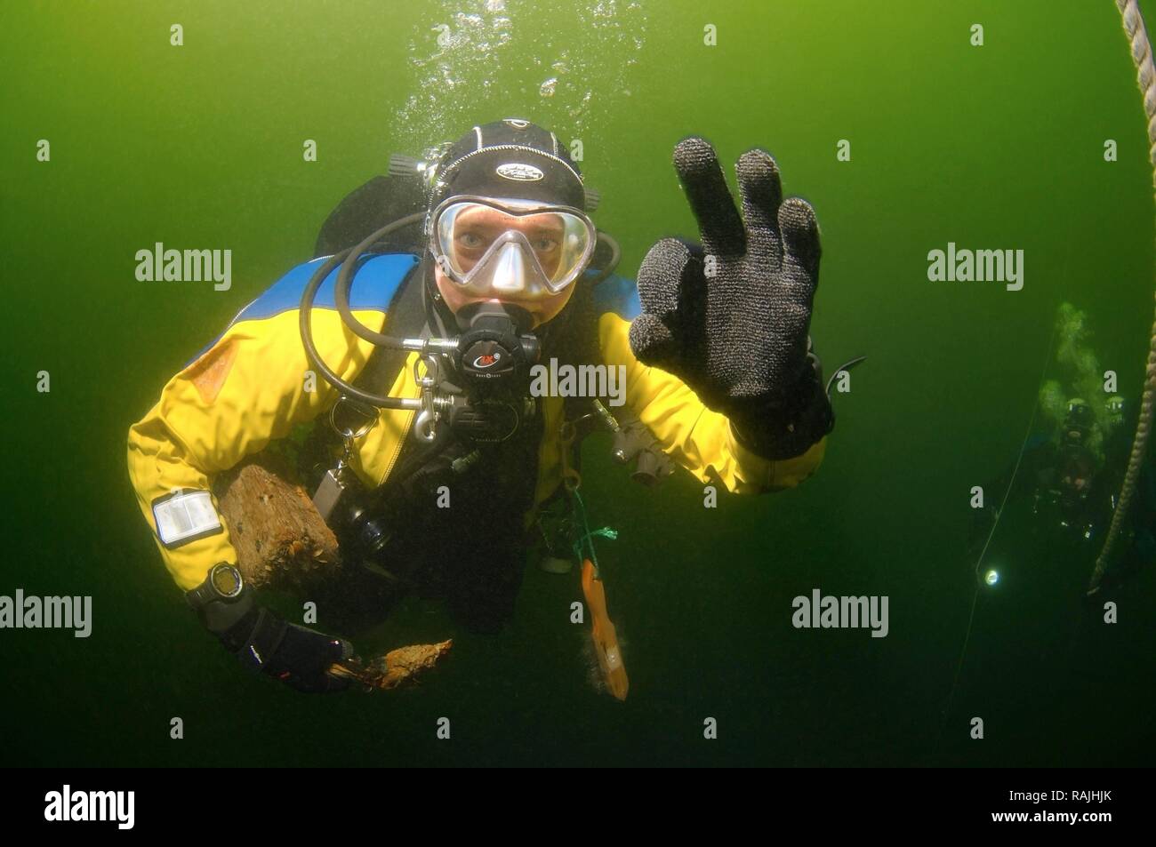 Giving hand signals hi-res stock photography and images - Alamy