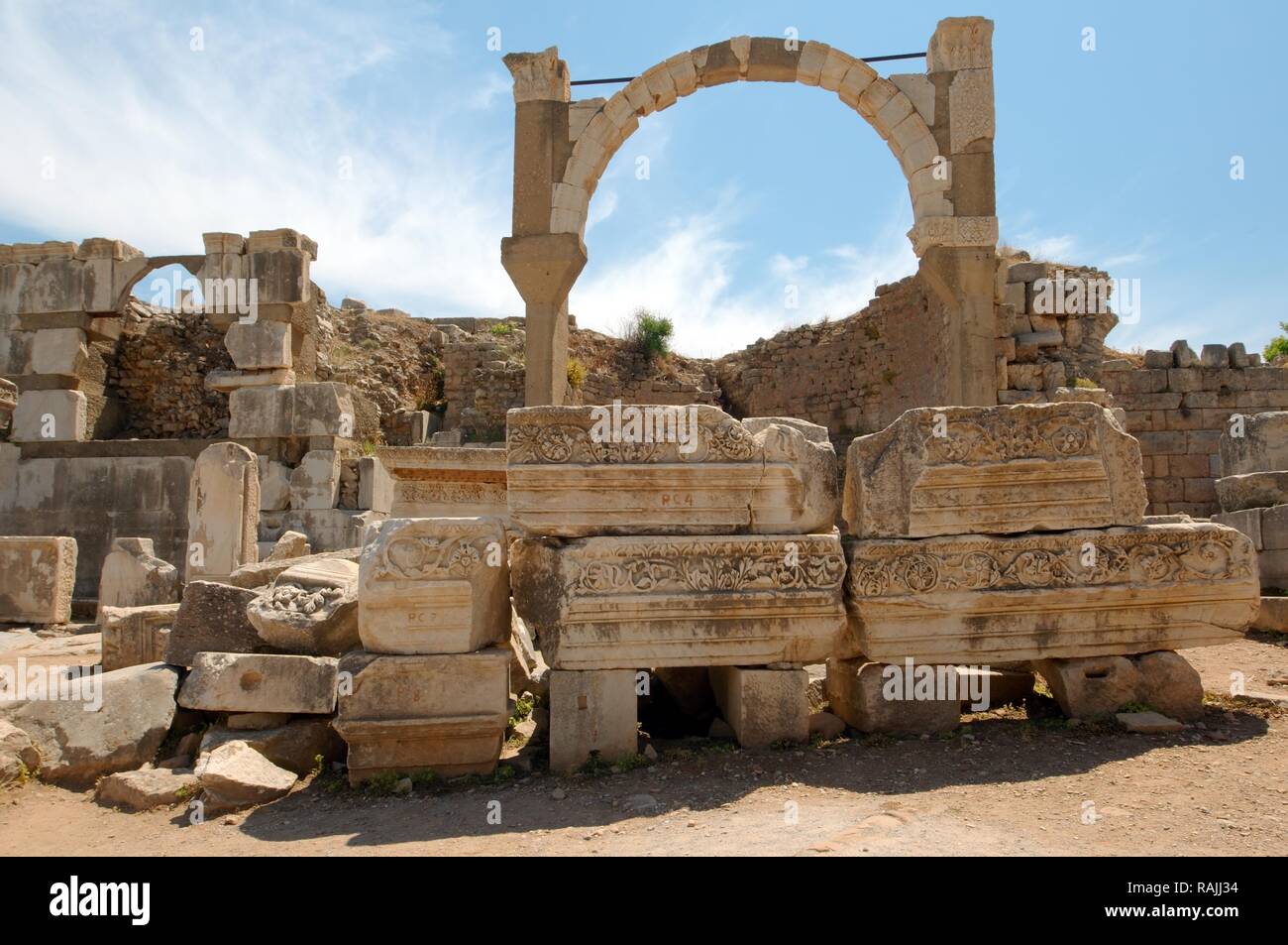Antique city of Ephesus, Efes, Turkey, Western Asia Stock Photo - Alamy