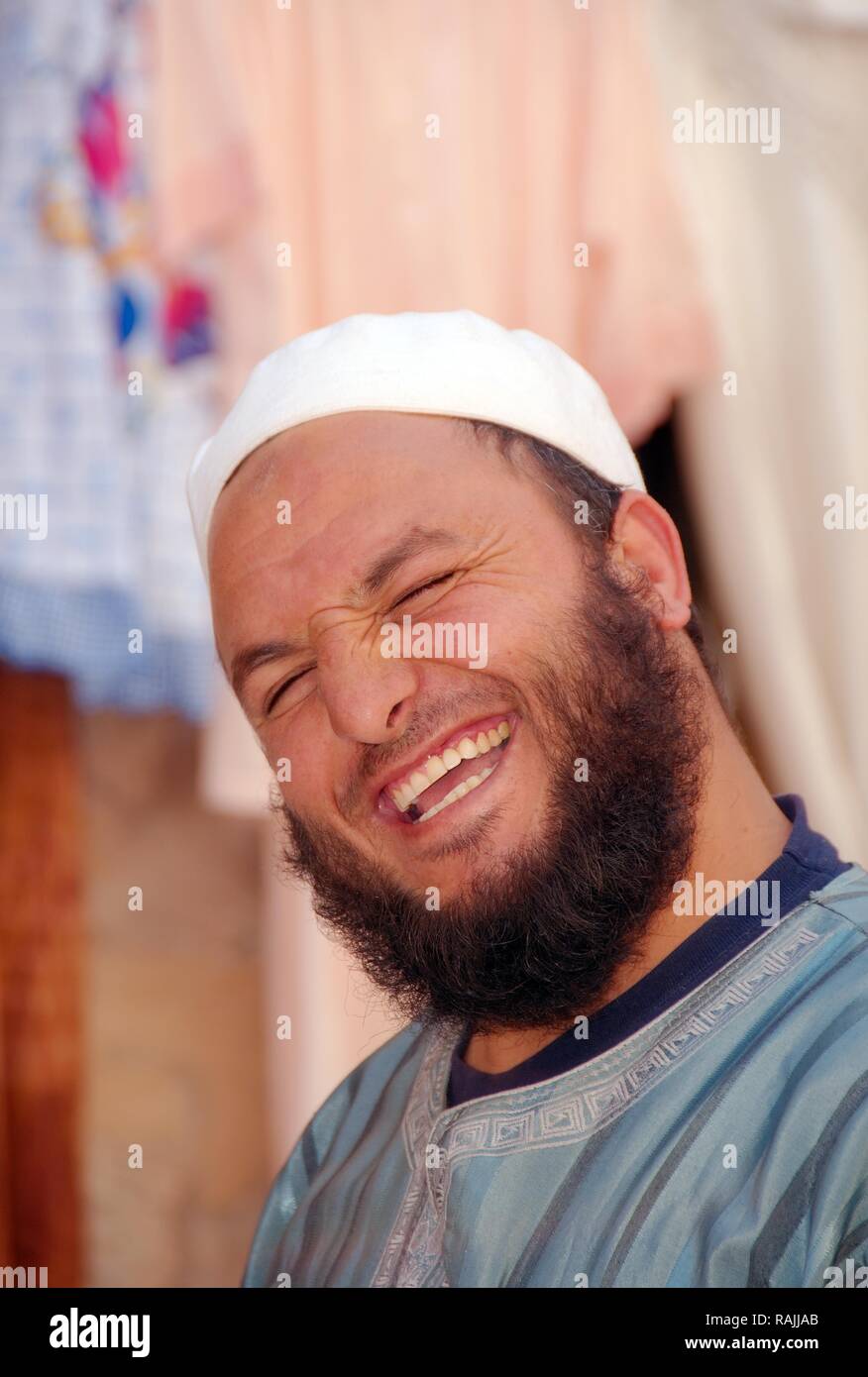 Arab, laughing, portrait, Medina, Tunisia, Africa Stock Photo - Alamy