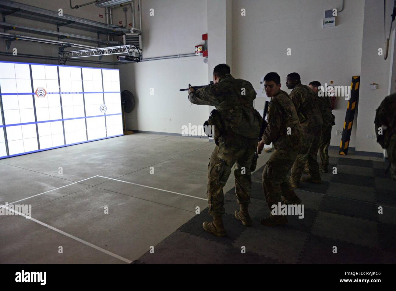 U.S. Army Paratroopers assigned to the 54th Brigade Engineer Battalion ...