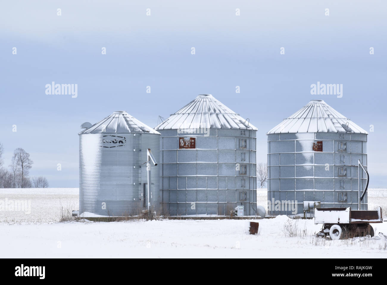 Forage silos hi-res stock photography and images - Alamy