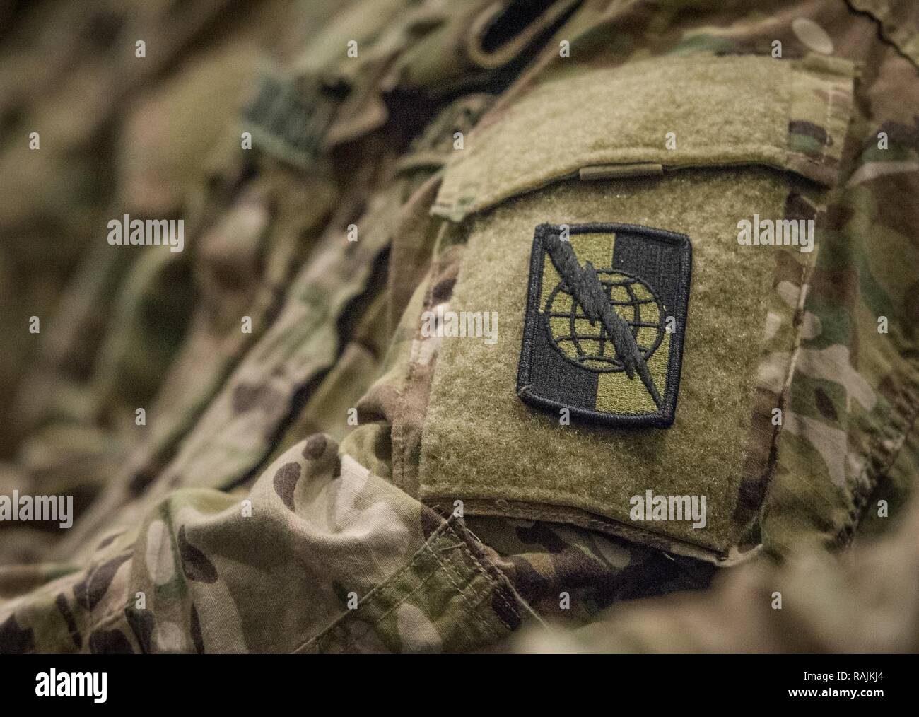 A U.S. Army Reserve Soldier wears the 359th Theater Tactical Signal ...