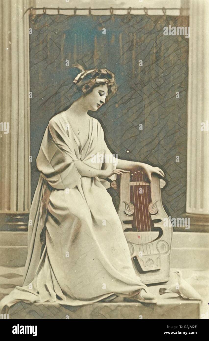 Portrait of woman as Salome, Charles Reutlinger, 1900. Reimagined by ...