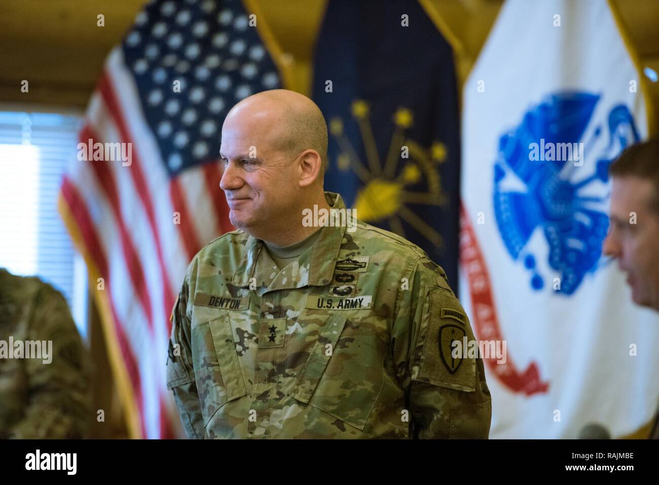 Maj. Gen. (Ret) Ivan Denton during his retirement ceremony Stock Photo ...
