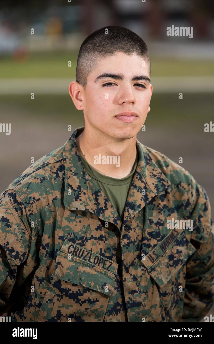 Pvt. Juan J. Cruz-Lopez, Platoon 2010, Golf Company, 2nd Recruit ...