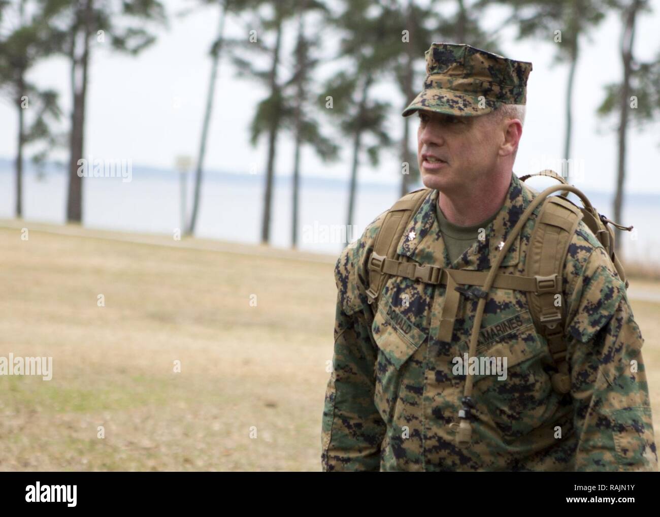 U.S. Marine Corps Lt. Col. Joseph E. Donald III, Headquarters Battalion ...