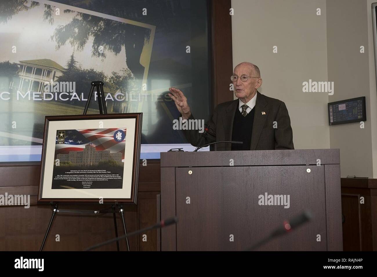 Maj. Gen. (Retired) Floyd Baker, former BAMC commander, was the guest ...