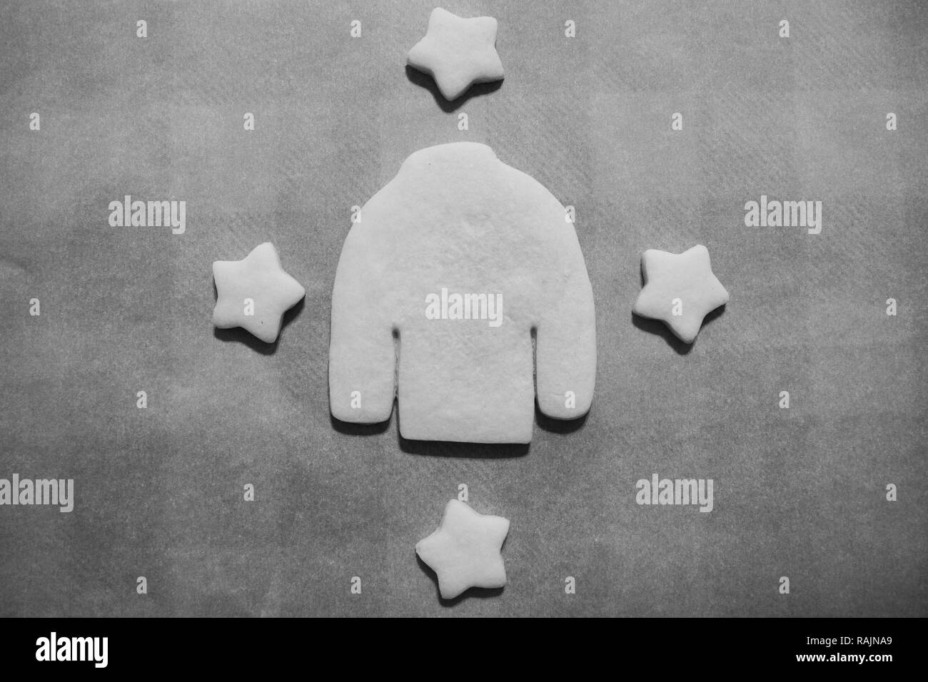 Dessert star cookie Black and White Stock Photos & Images - Alamy