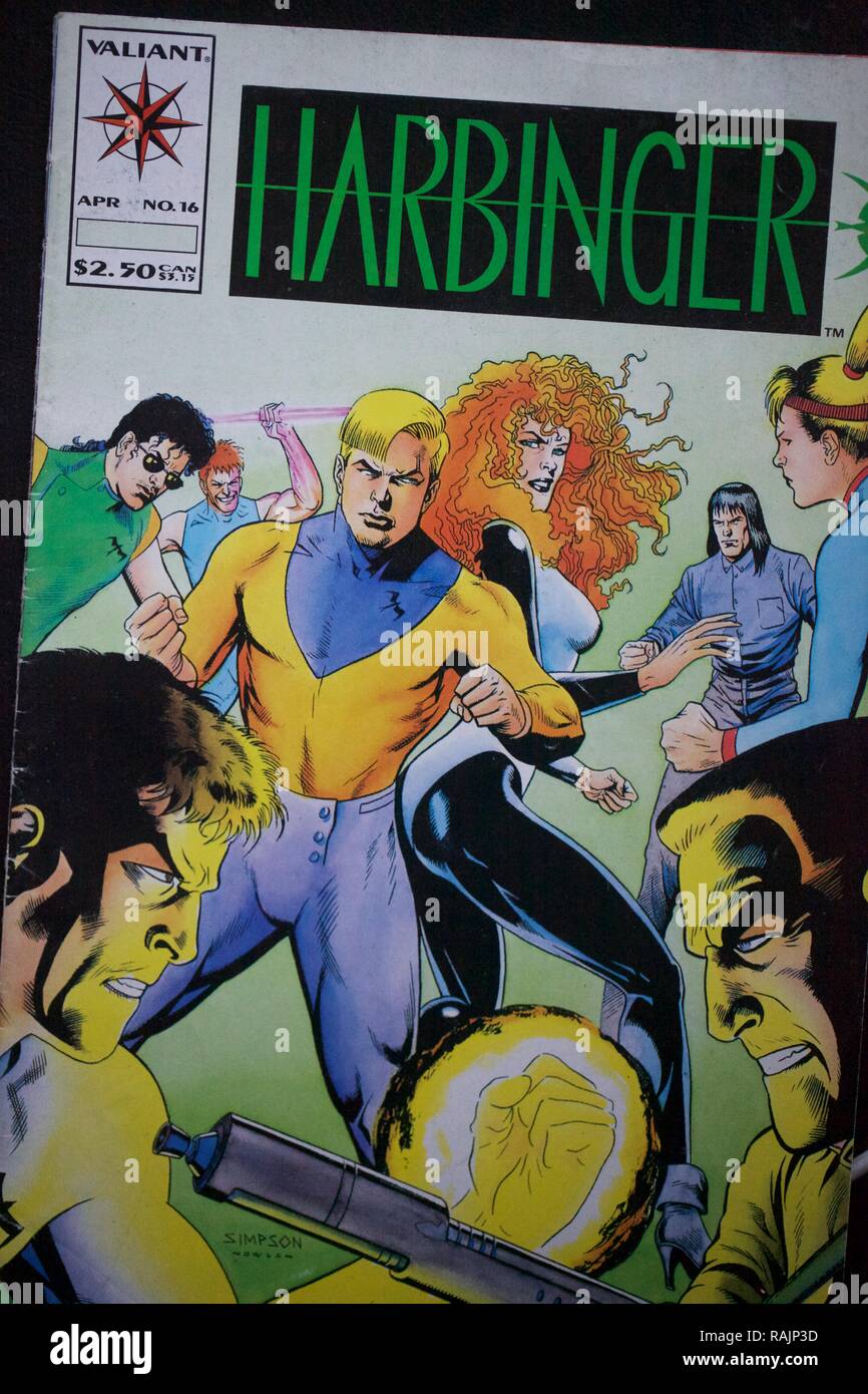 Harbinger superheroes hi-res stock photography and images - Alamy