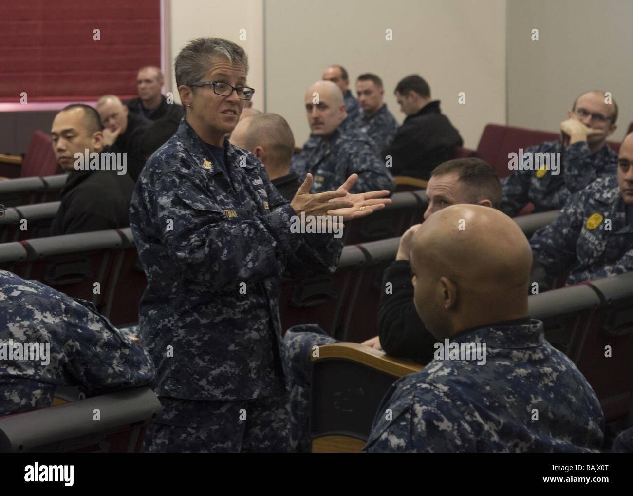 SASEBO, Japan (Feb. 13, 2017) U.S. Pacific Fleet Master Chief Suz ...