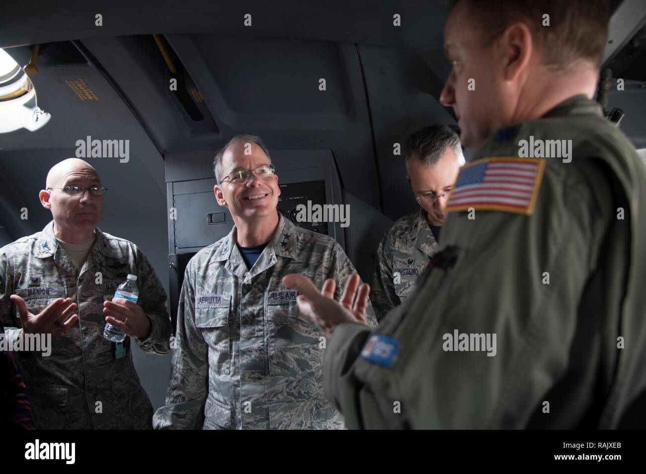 Lt. Col. Sean Cross, 53rd Weather Reconnaissance Squadron pilot speaks ...