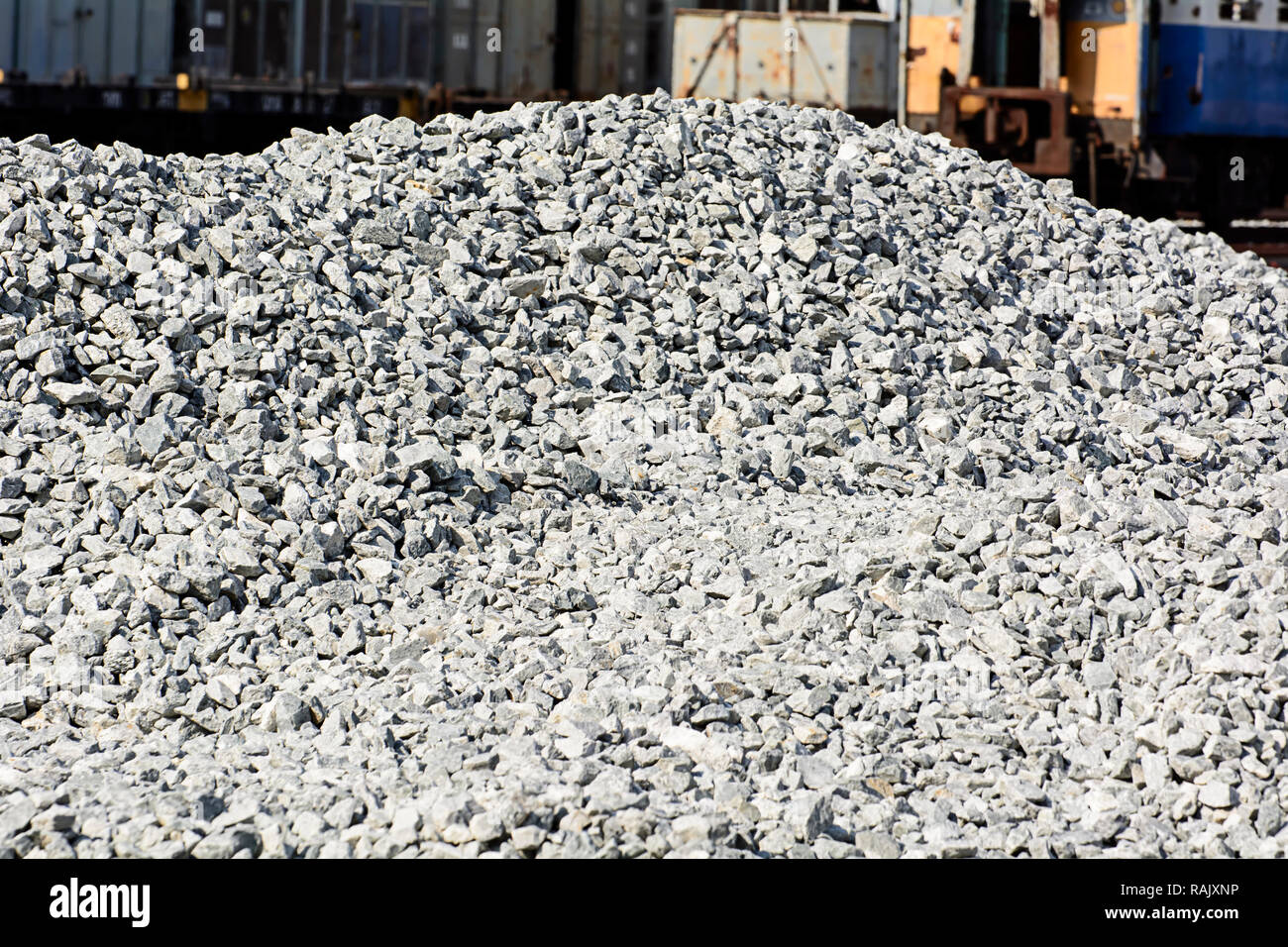 Stone on construction wait for the construction Stock Photo - Alamy