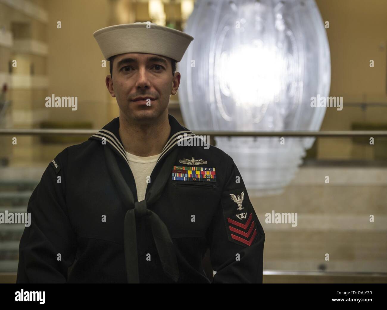 VIRGINIA BEACH, Va. (Feb. 6, 2017) Fire Controlman First Class Joshua ...