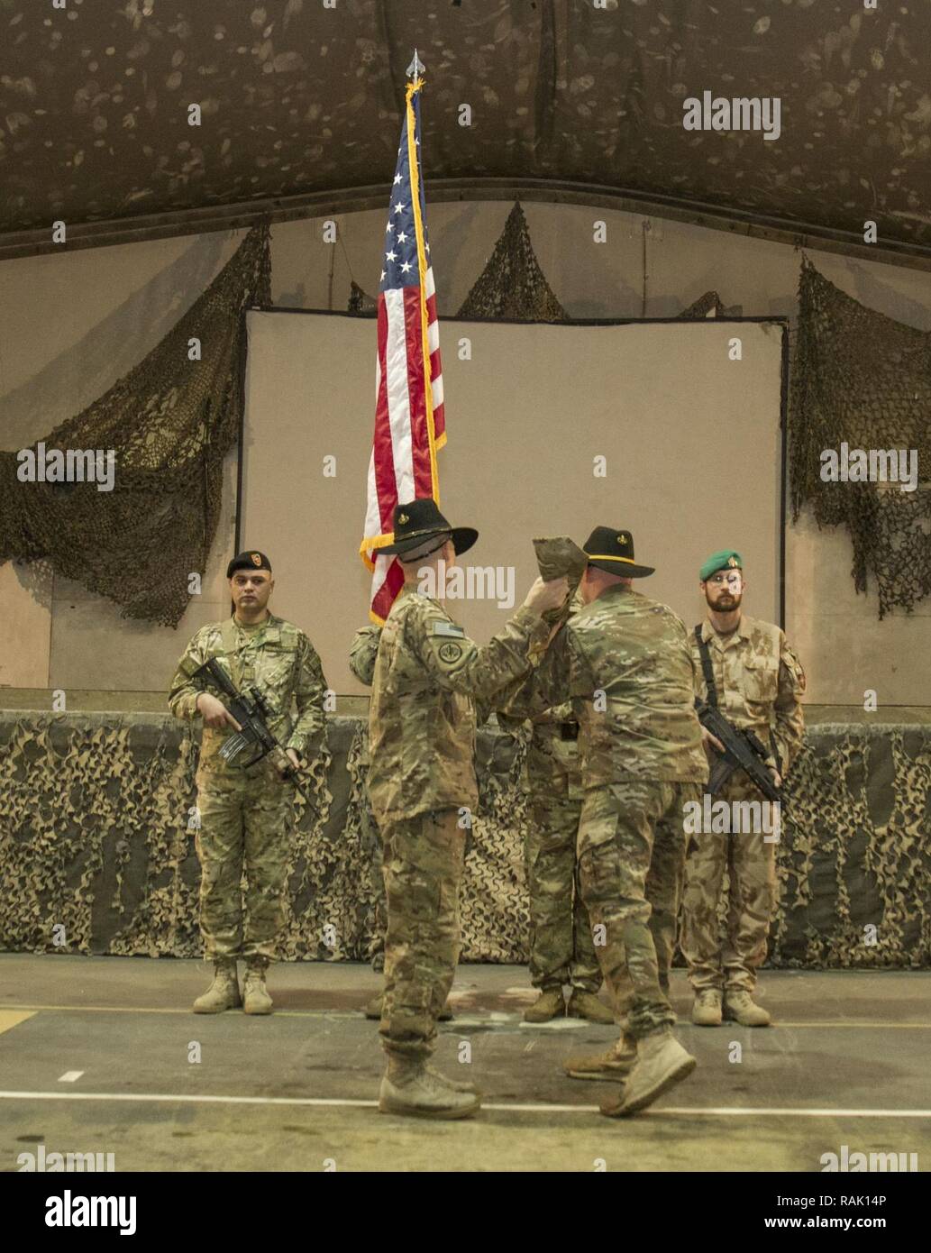 Lt. Col. Jason Davis, commander of the 1st Squadron, 3d Cavalry ...