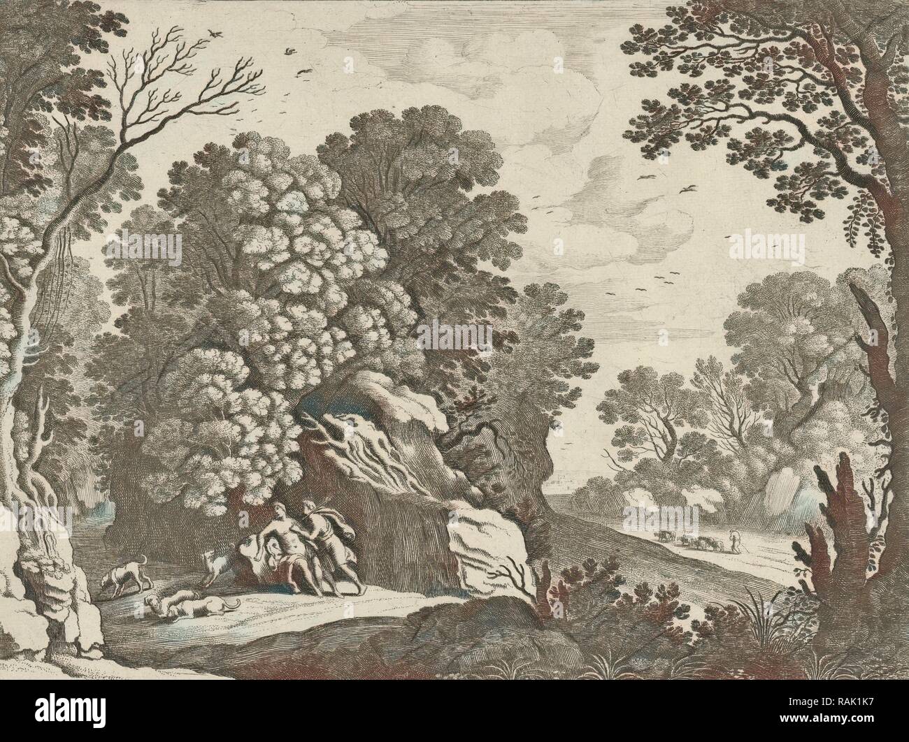 Cephalus and Procris, Willem van Nieulandt (II), Antoine Bonenfant ...