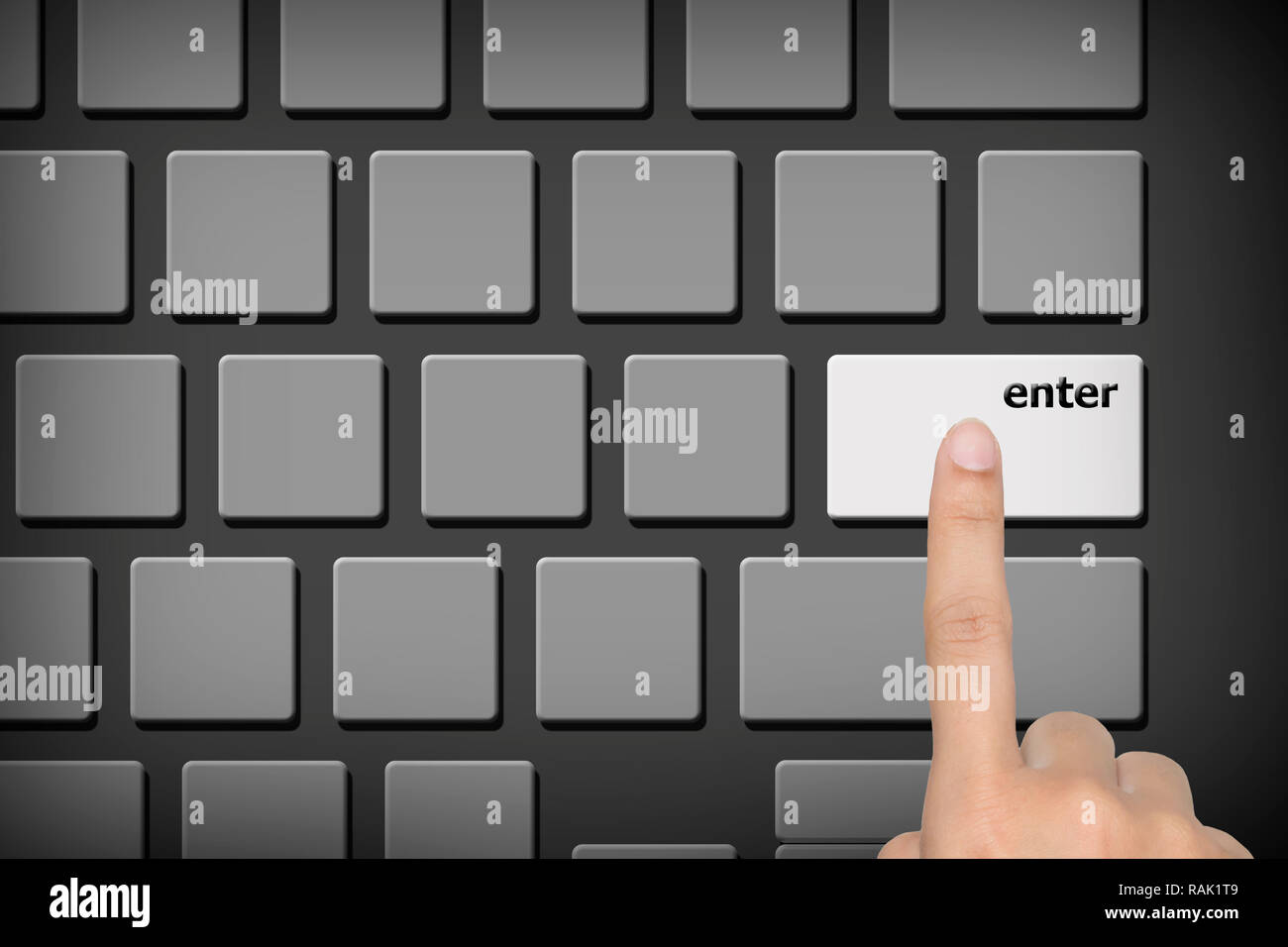 Enter for submit on keyboard. Its abstract Stock Photo - Alamy