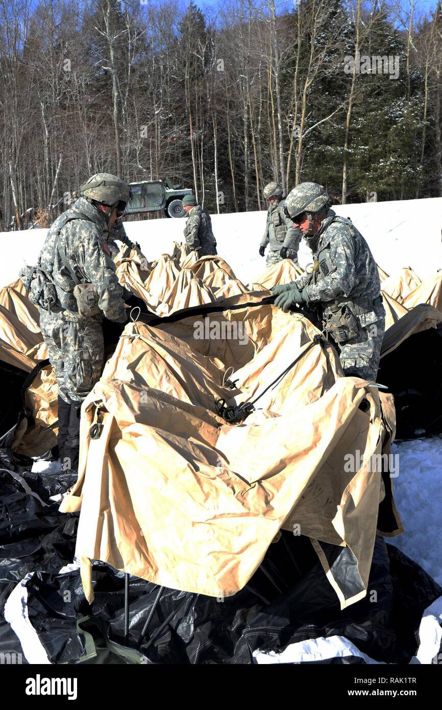 U.S. Army Soldiers with the 572nd Brigade Engineer Battalion, 86th ...