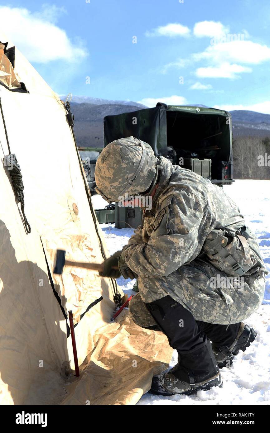 U.S. Army Staff Sgt. Ammon Yule, assigned to the 572nd Brigade Engineer ...