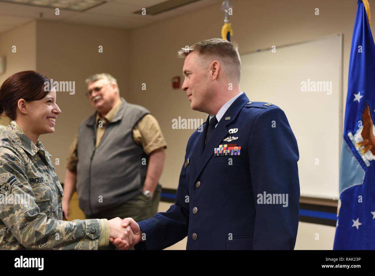 Airman 1st Class Alyna Higdon, member of the 168th Security Forces ...