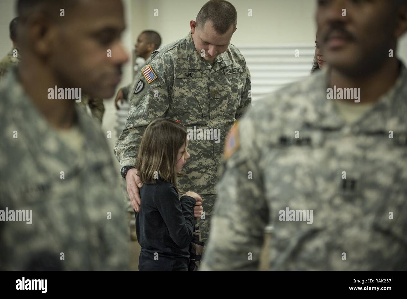 U.S. Army Reserve Maj. Christopher Nau, the officer in charge of ...