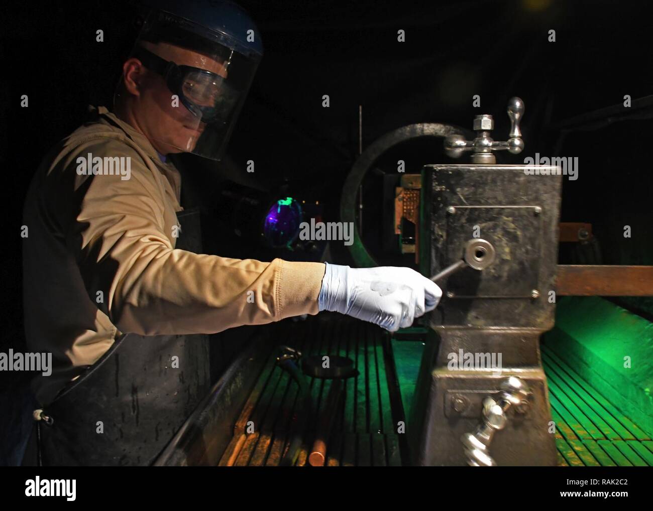 U.S. Air Force Airman 1st Class Austin Hall, a non-destructive ...