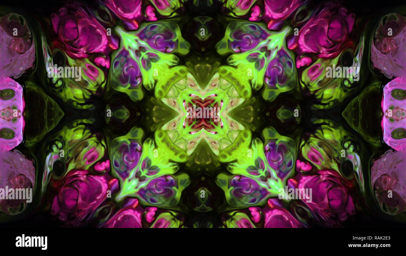 Abstract Paint Brush Ink Explode Spread Smooth Concept Symmetric ...