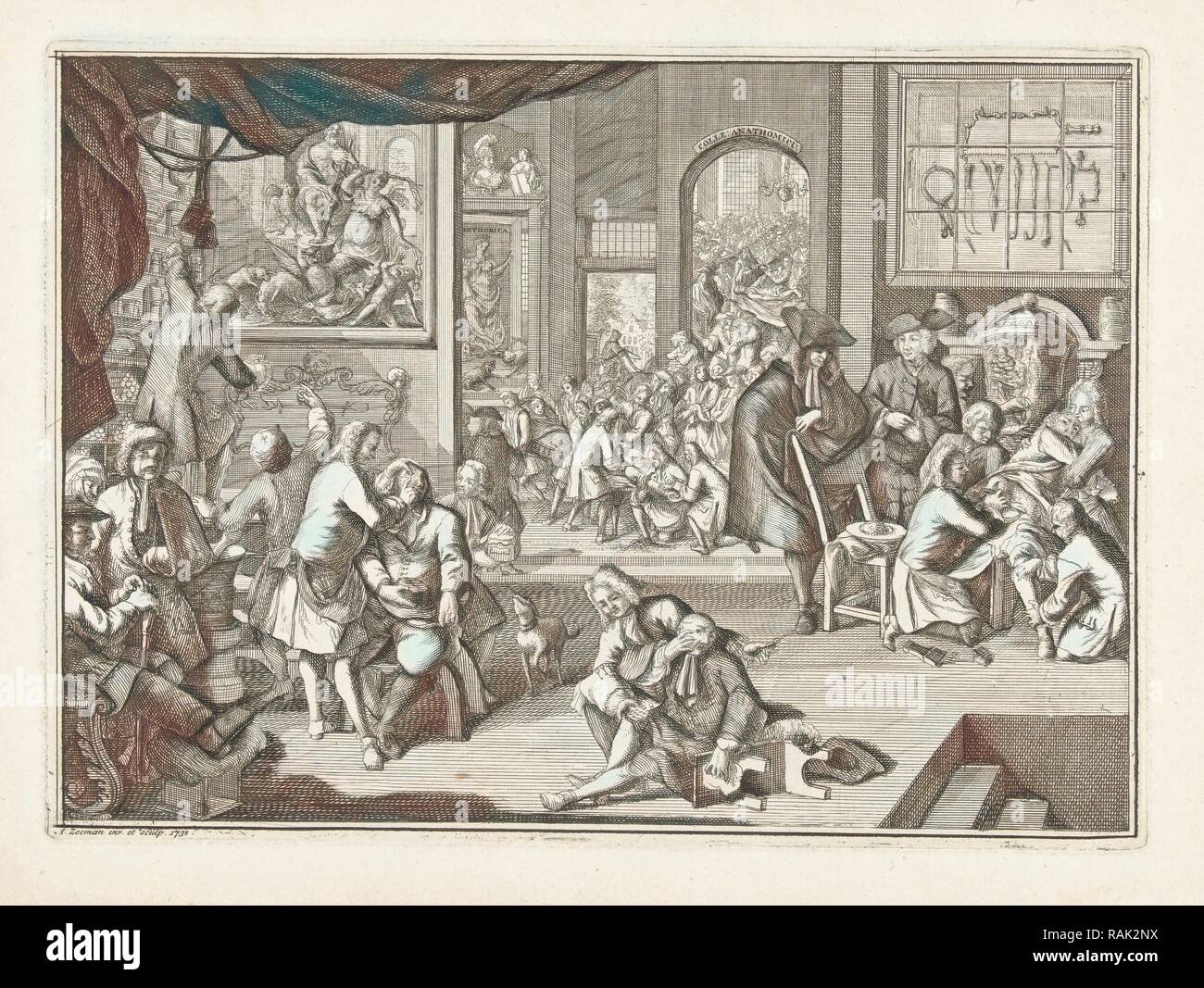 The Guild of Surgeons The workshop, 1731, Abraham Zeeman, 1731 ...