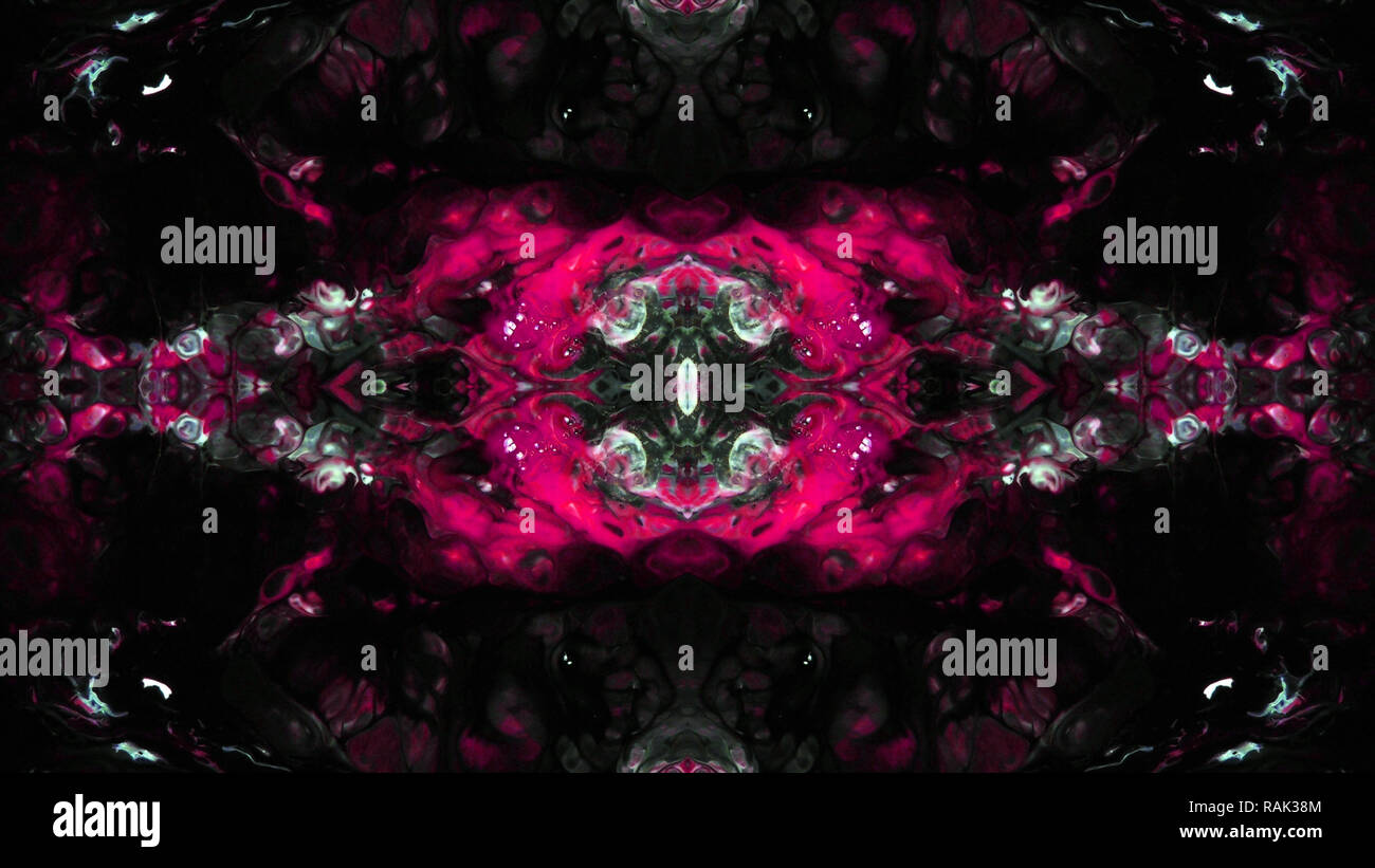 Abstract Paint Brush Ink Explode Spread Smooth Concept Symmetric ...