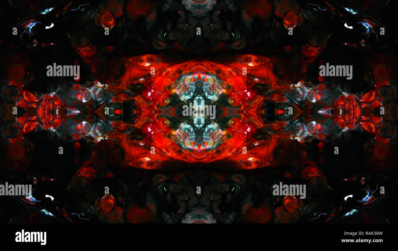 Abstract Paint Brush Ink Explode Spread Smooth Concept Symmetric ...