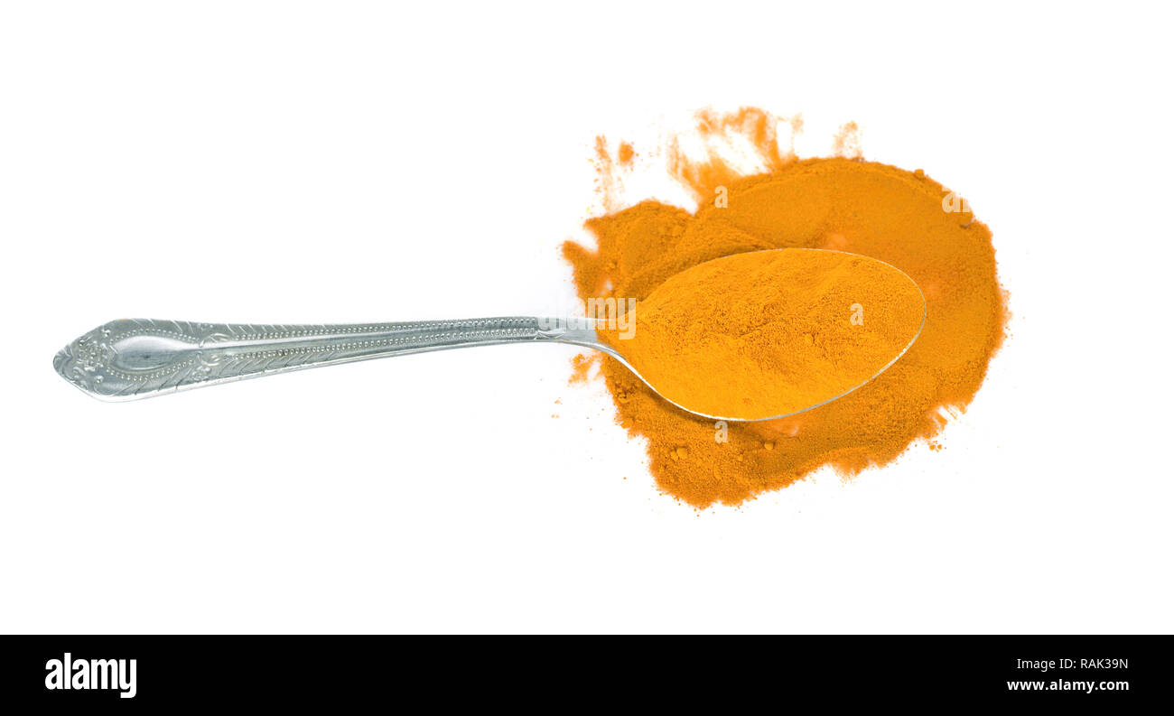 Top view spoon ginger powder hi-res stock photography and images - Alamy