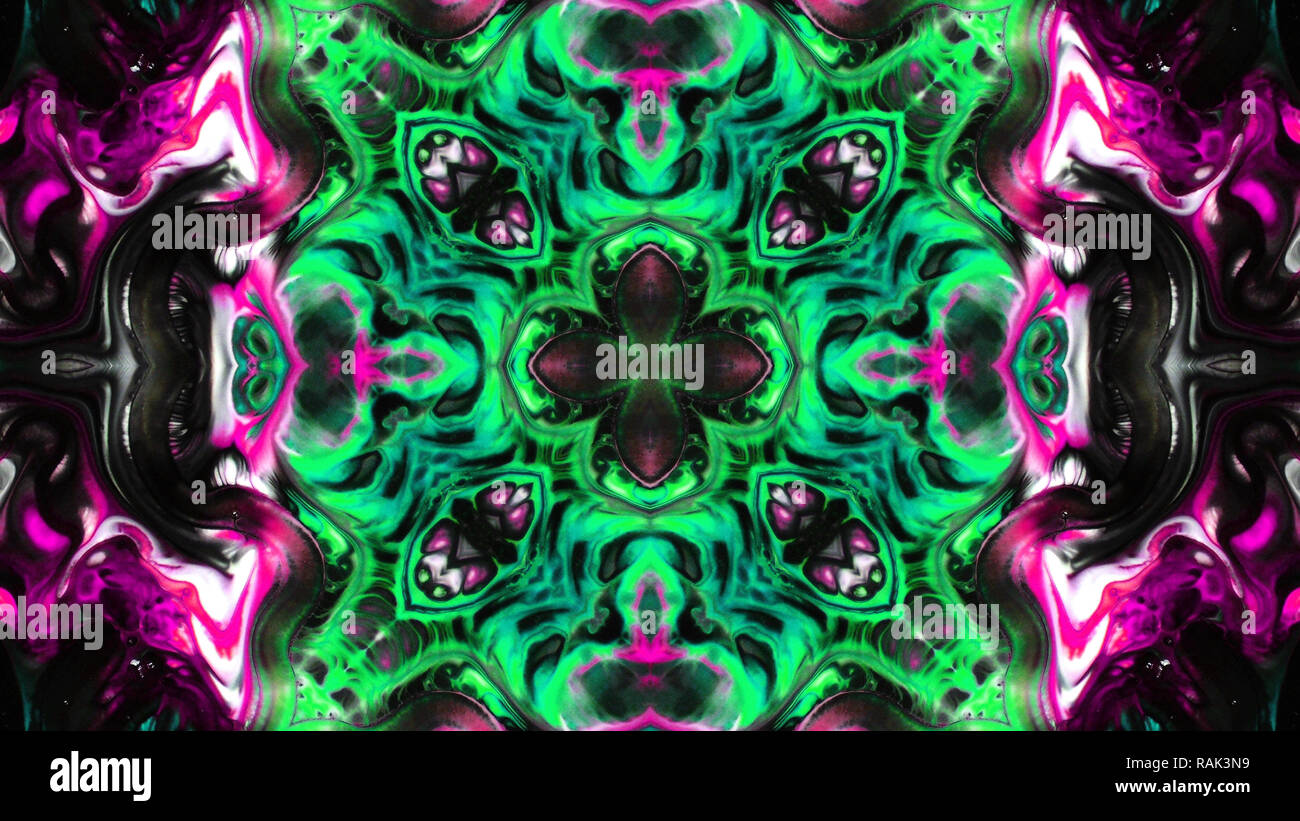 Abstract Paint Brush Ink Explode Spread Smooth Concept Symmetric ...