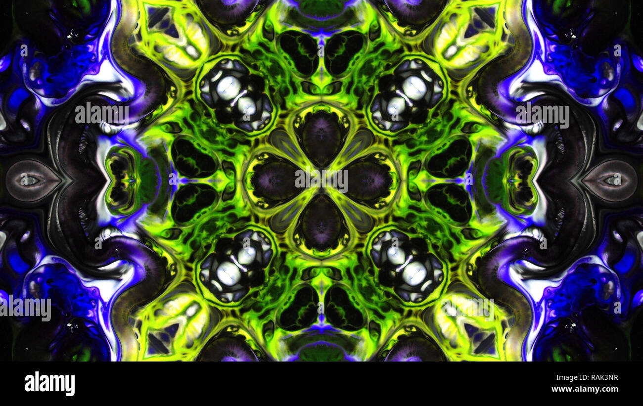 Abstract Paint Brush Ink Explode Spread Smooth Concept Symmetric ...