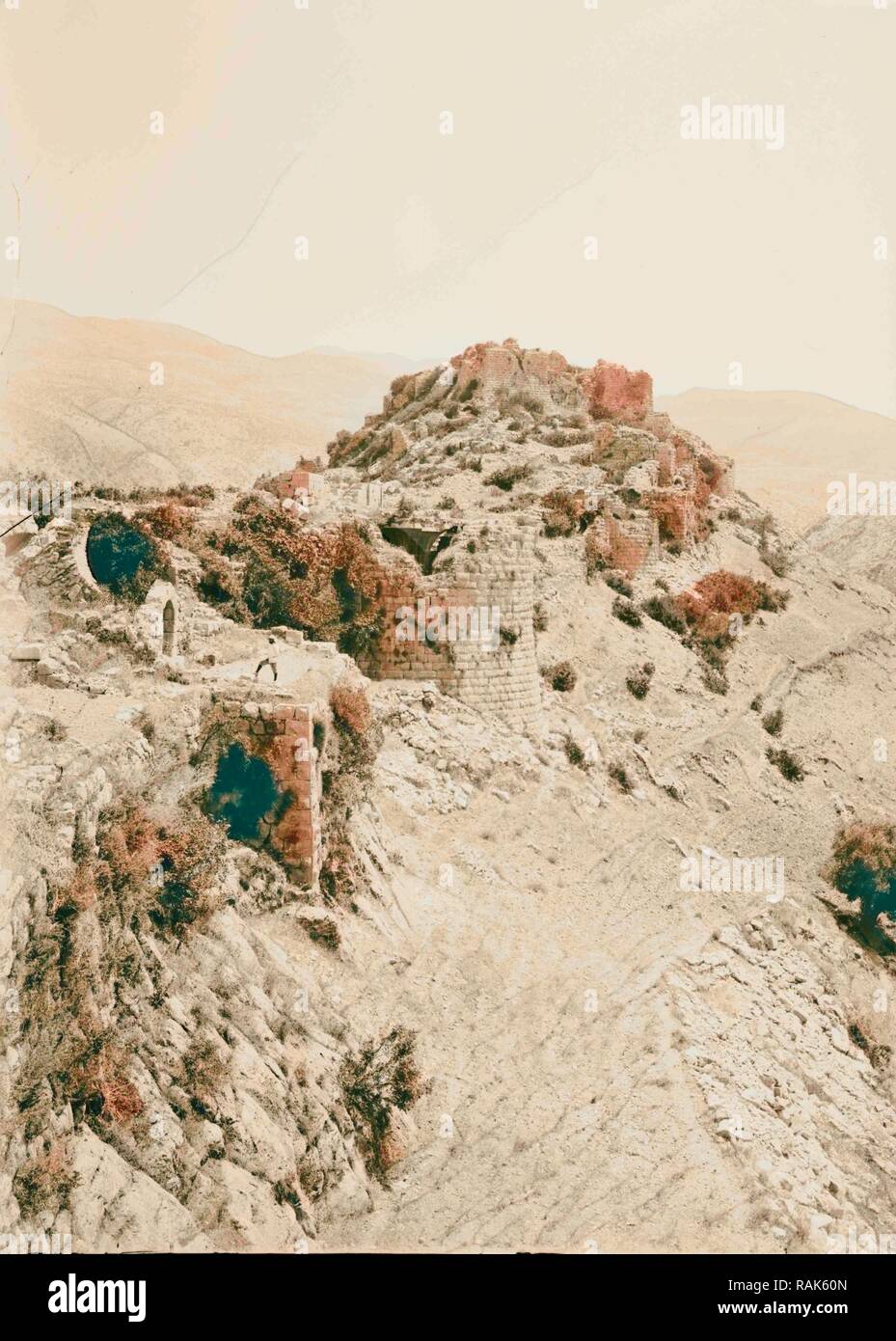 Castle of Subeibeh above Banias. Castle also known as Nimrod's Fortress ...