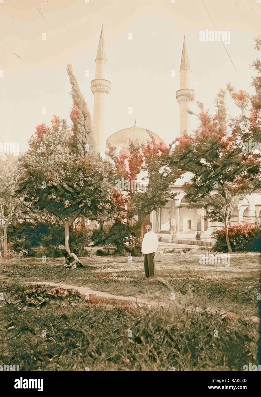 Damascus Esh-Sham, Mosque of Mecca pilgrims 1900, Syria, Damascus ...
