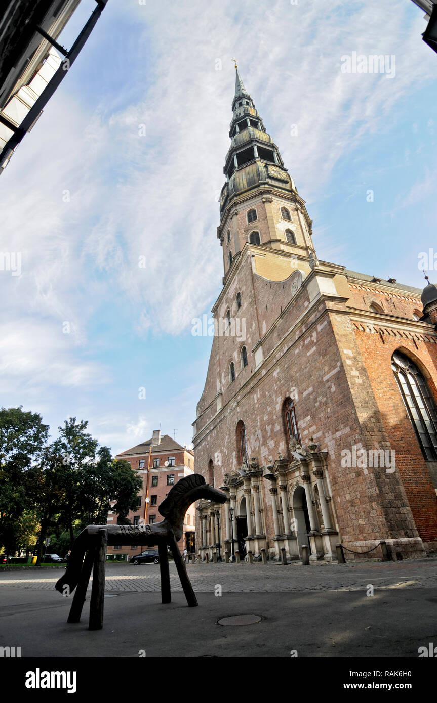 St. Peter's Church, Riga, Latvia Stock Photo - Alamy