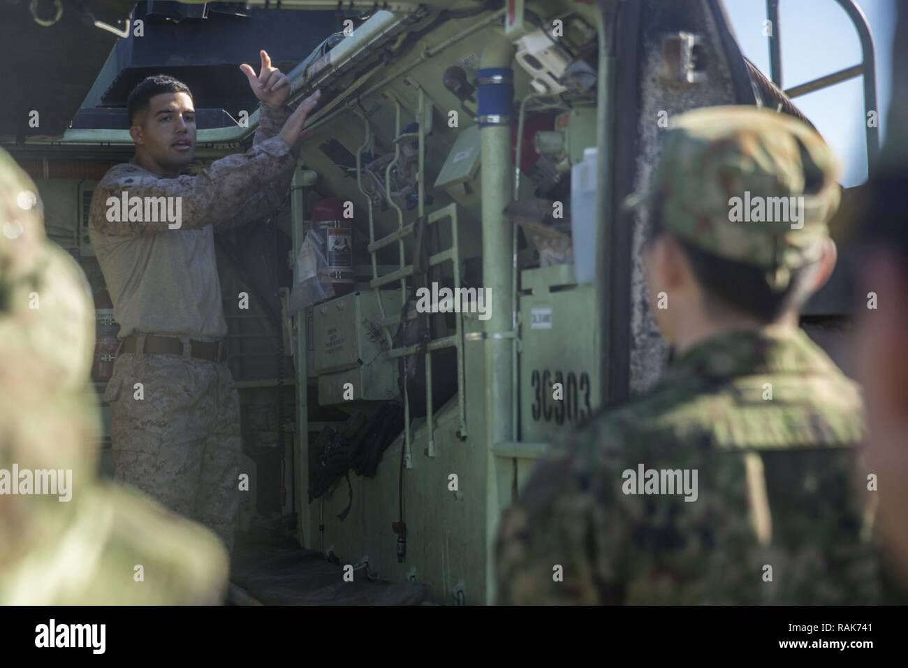 Sergeant Daniel A. Sanchez-Quintero, an assault amphibious vehicle ...